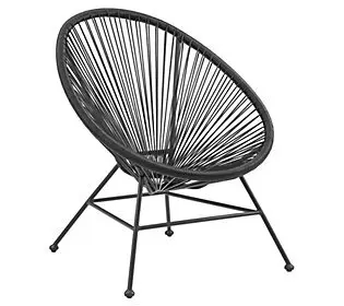 LINON Axel Outdoor Synthetic Wicker Ern Chair - One-color