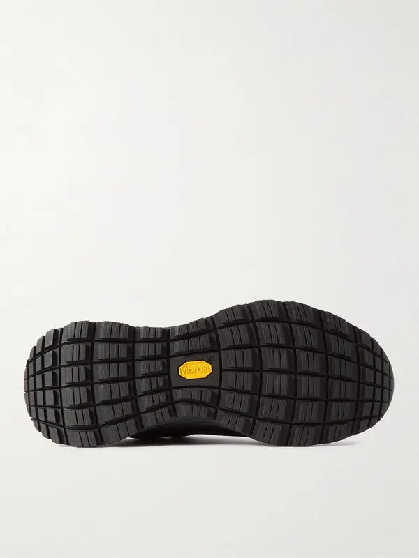 Moncler Lite Runner Suede, Leather And Mesh Sneakers