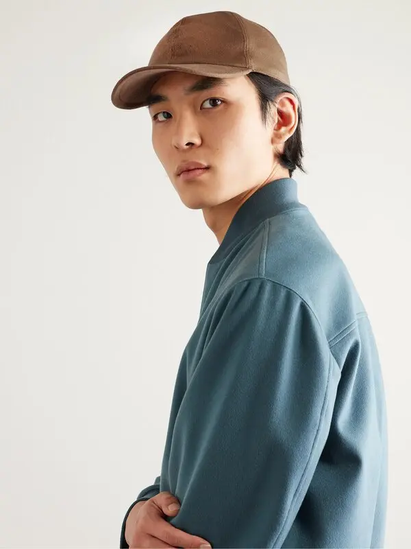 Loro Piana Logo-embroidered Storm System® Baby Cashmere Baseball Cap