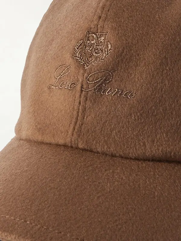 Loro Piana Logo-embroidered Storm System® Baby Cashmere Baseball Cap