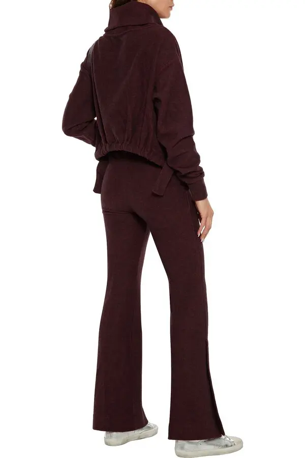 Twenty Montréal Mélange Fleece Flared Track Pants