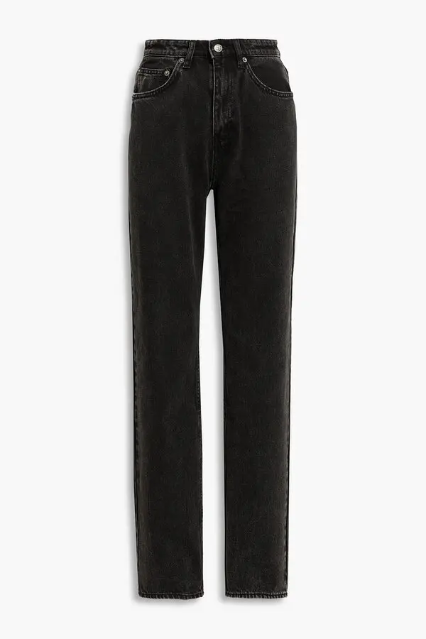 Ksubi Playback Highrise Straightleg Jeans - Black