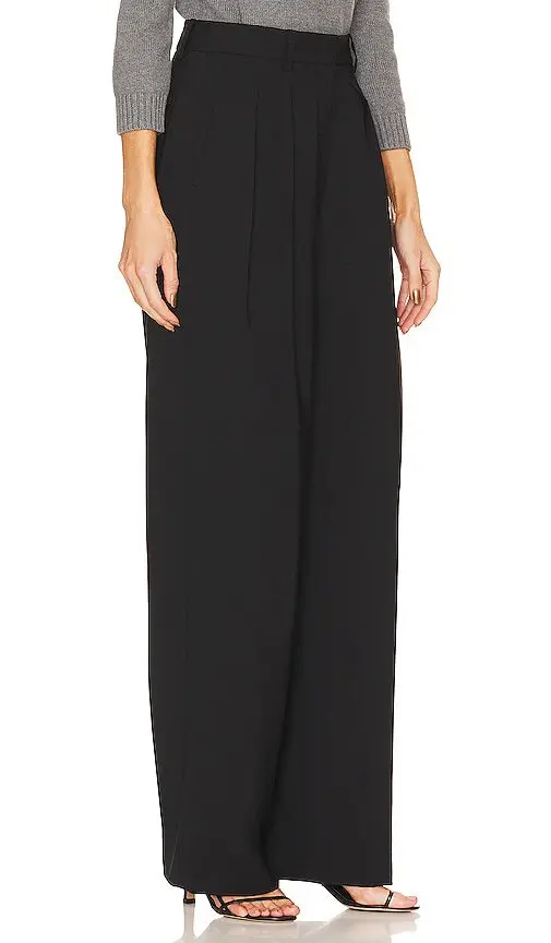 Theory Double Pleat Wide Leg Pant