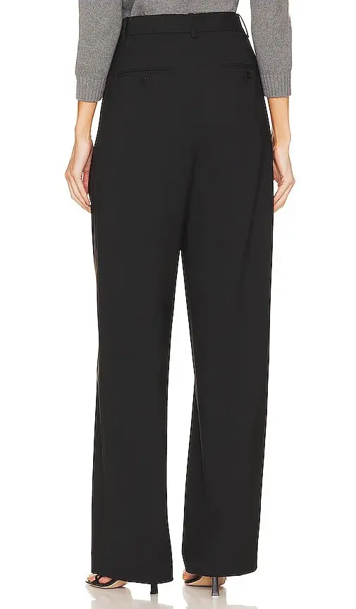 Theory Double Pleat Wide Leg Pant