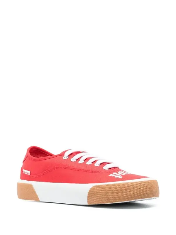 Palm Angels Logo-print Lace-up Sneakers - Red