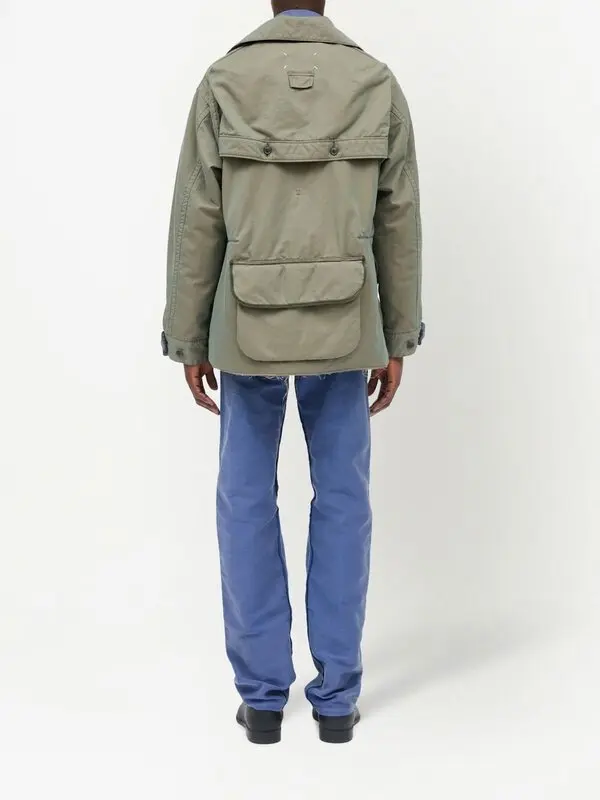 MAISON MARGIELA Distressed Cotton Shirt Jacket