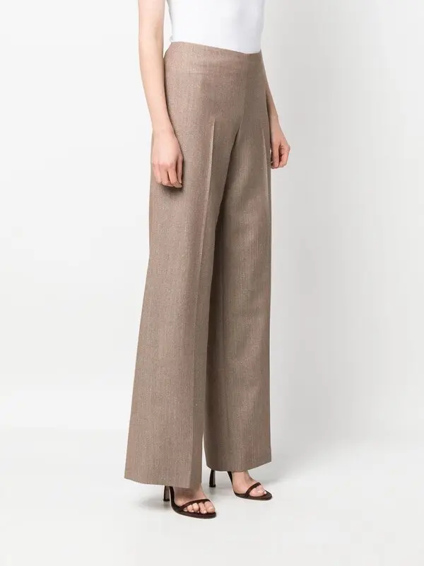 Stella McCartney Pleated Wide-leg Trousers