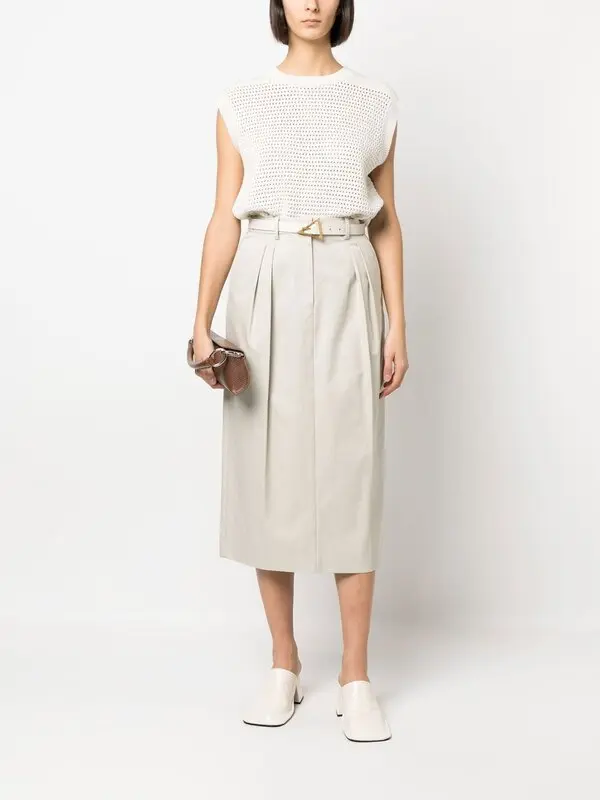 Closed Honeycomb Knit Vest