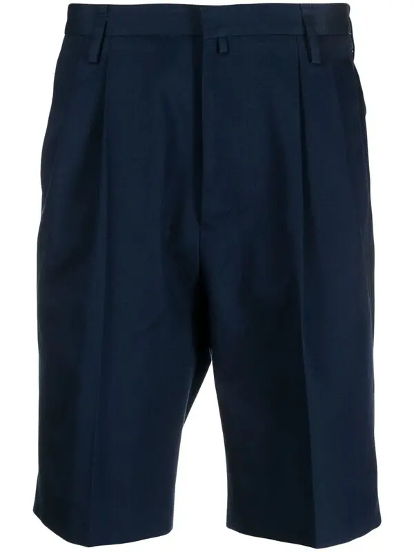 Corneliani Lightweight Bermuda Shorts - Blue