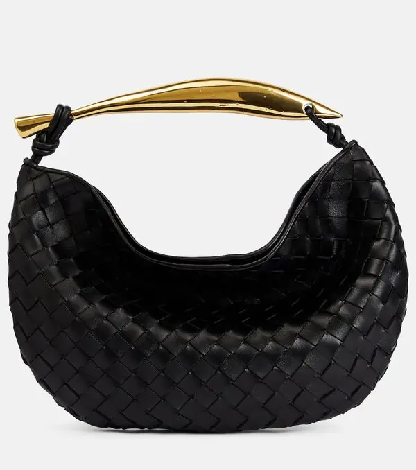 Bottega Veneta Sardine Small Shoulder Bag - Black