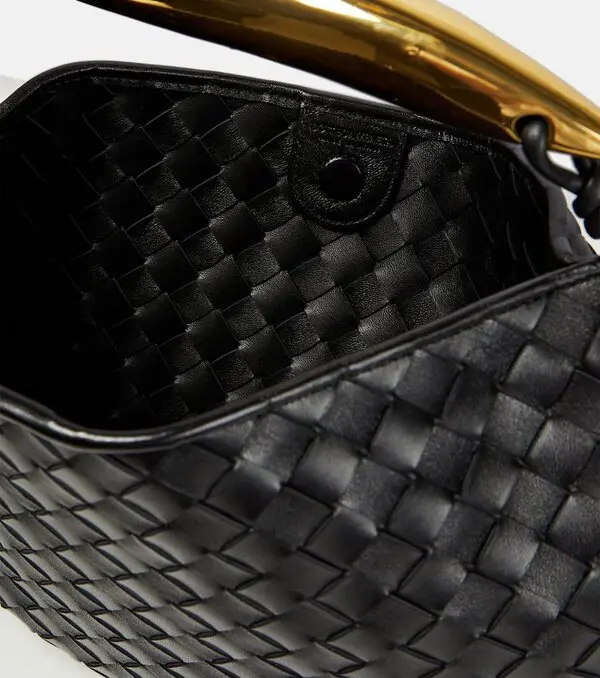 Bottega Veneta Sardine Small Shoulder Bag - Black