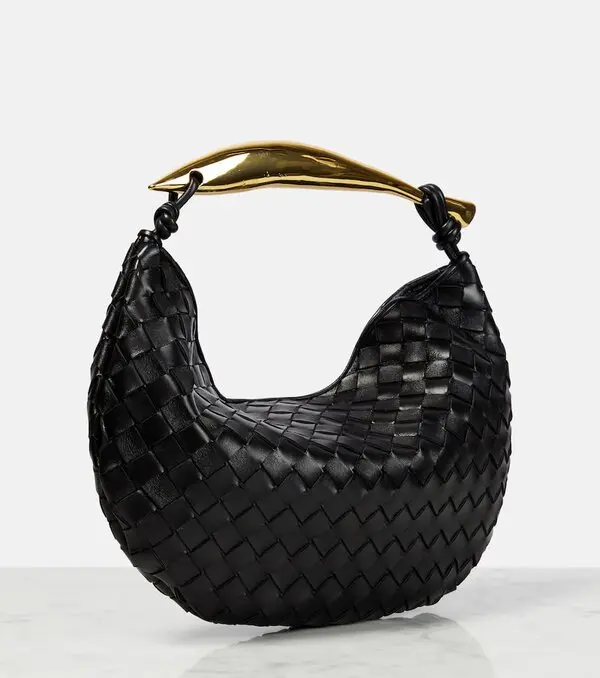 Bottega Veneta Sardine Small Shoulder Bag - Black