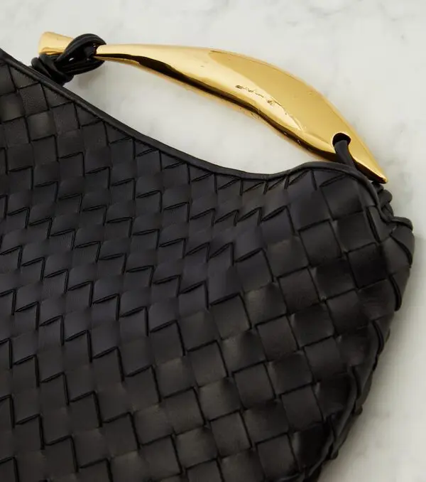 Bottega Veneta Sardine Small Shoulder Bag - Black