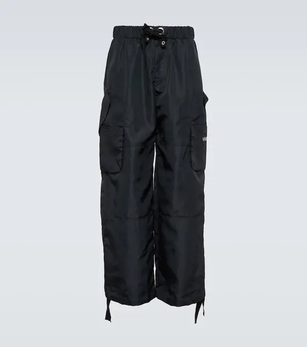 Versace Technical Wide-leg Cargo Trousers