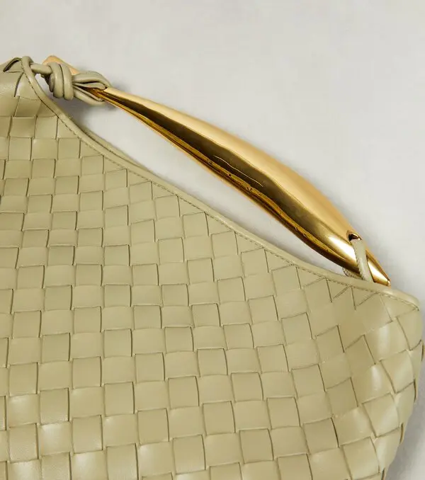 Bottega Veneta Sardine Leather Tote - Beige