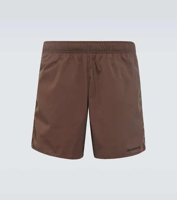 JIL SANDER Swim Trunks - Brown