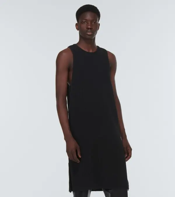 Nanushka Zeno Cotton-blend Tank Top - Black