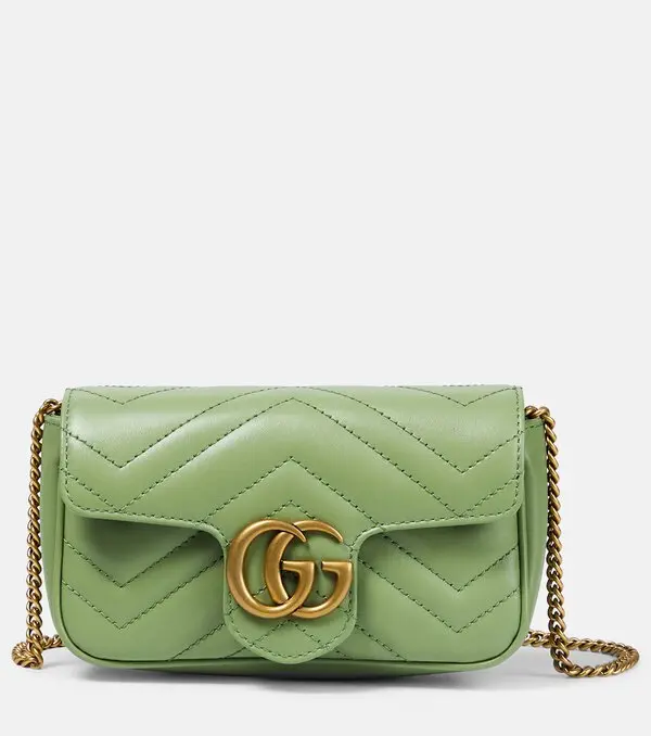 Gucci Gg Marmont Mini Leather Shoulder Bag