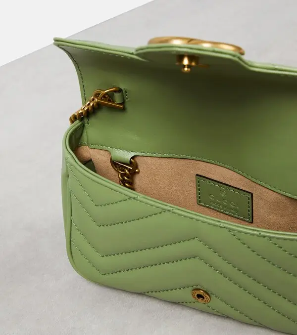 Gucci Gg Marmont Mini Leather Shoulder Bag