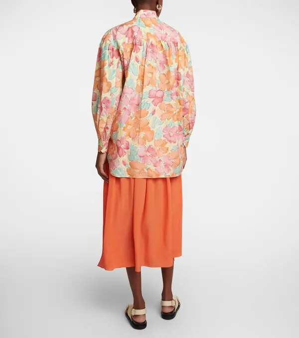 Plan C Floral Cotton Shirt