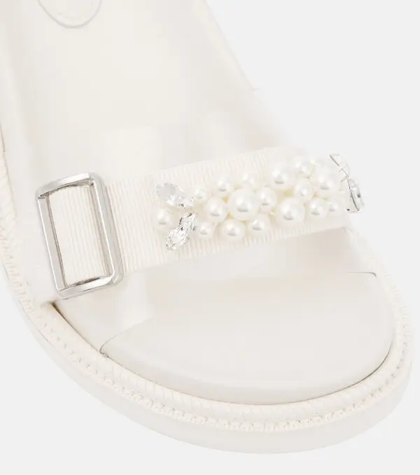 Simone Rocha Leather Slides