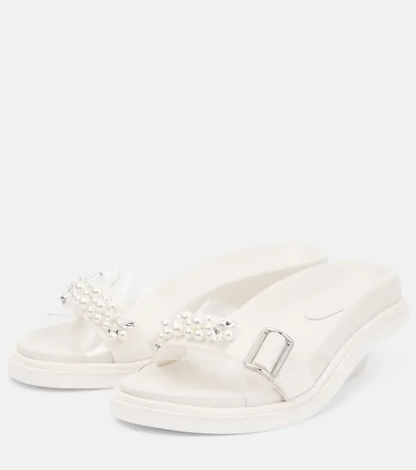 Simone Rocha Leather Slides