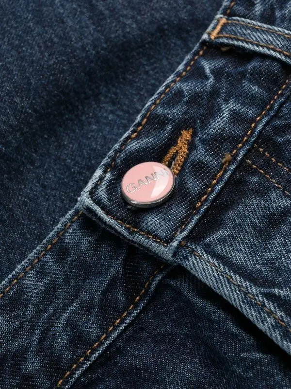 GANNI Wide Leg Jeans