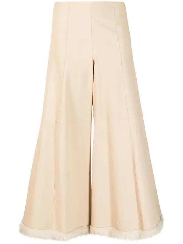 BY MALENE BIRGER High-waist Culotte Trousers - Neutrals