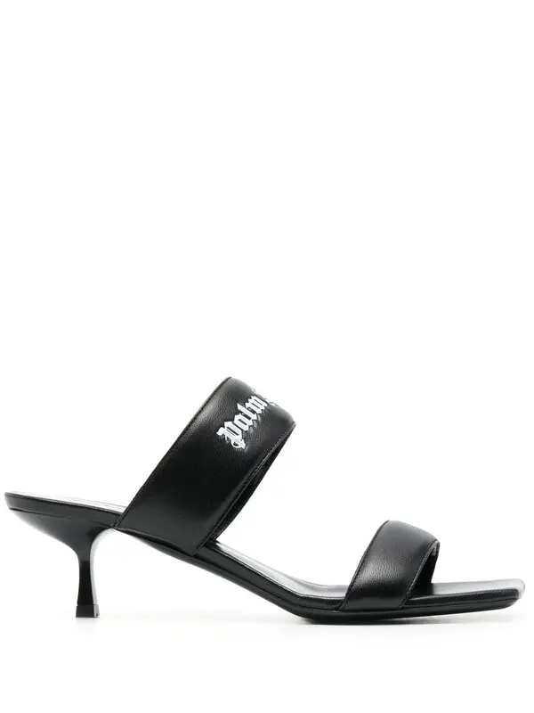 Palm Angels 45mm Logo-band Leather Sandals