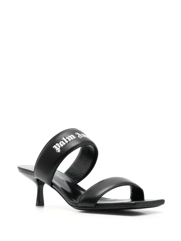 Palm Angels 45mm Logo-band Leather Sandals