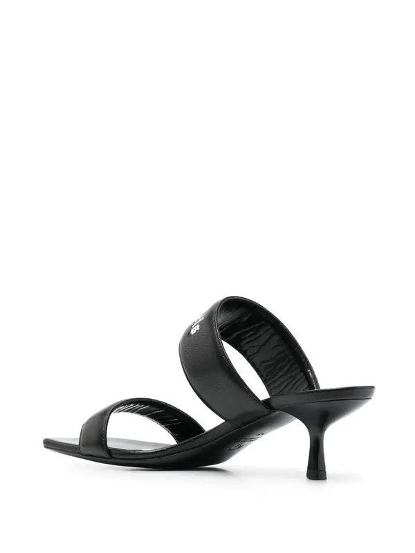 Palm Angels 45mm Logo-band Leather Sandals