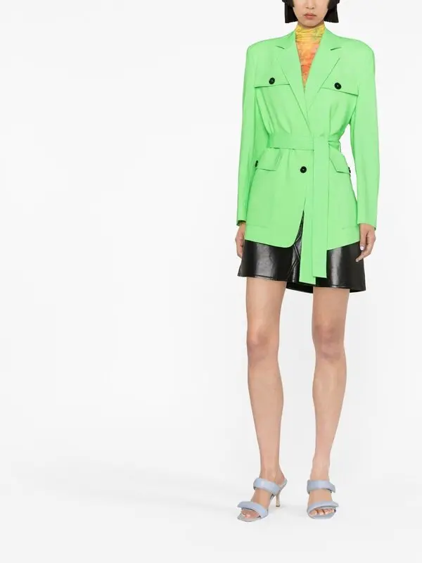 MSGM Cargo-pocket Belted Jacket