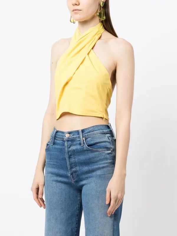 Staud Kai Halterneck Crop Top