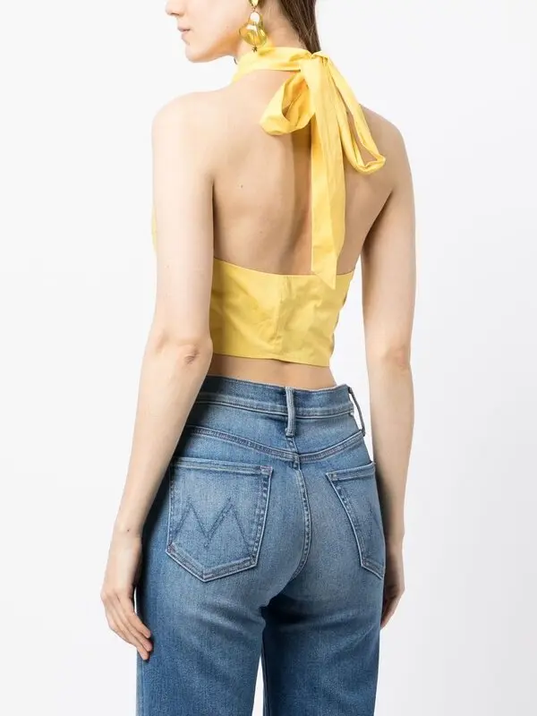 Staud Kai Halterneck Crop Top