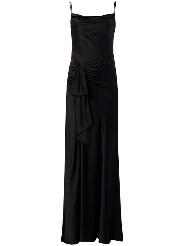 Cinq À Sept Side Slit Silk Dress