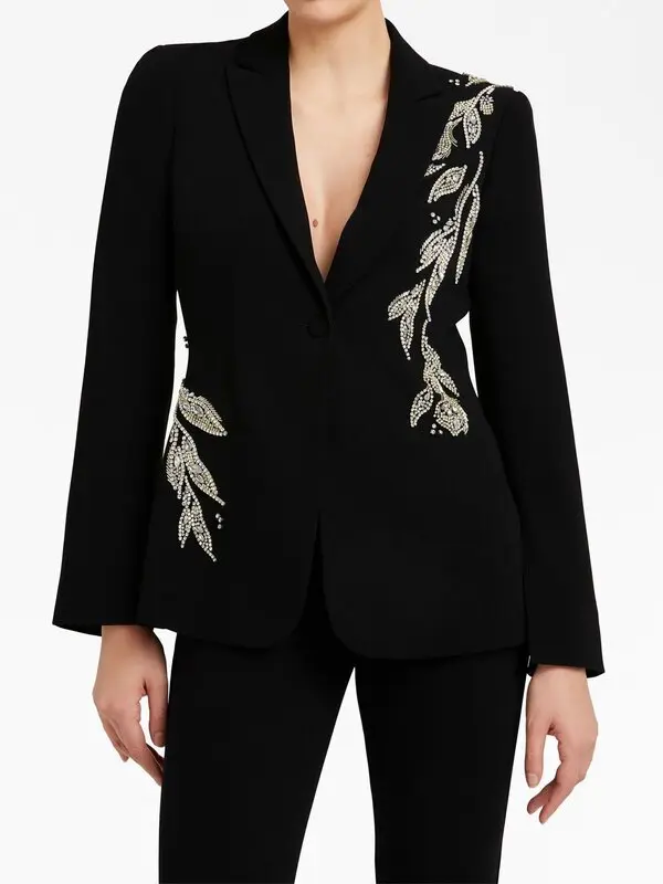 Cinq À Sept Crystal Embellished Blazer