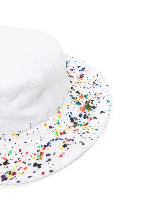 HACULLA. Glitched Bucket Hat - White