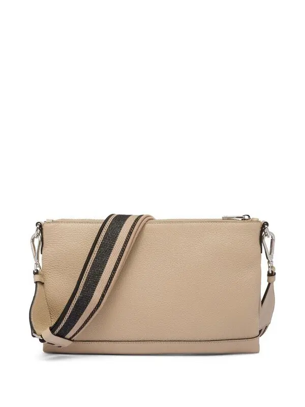Prada Flou Logo-plaque Shoulder Bag