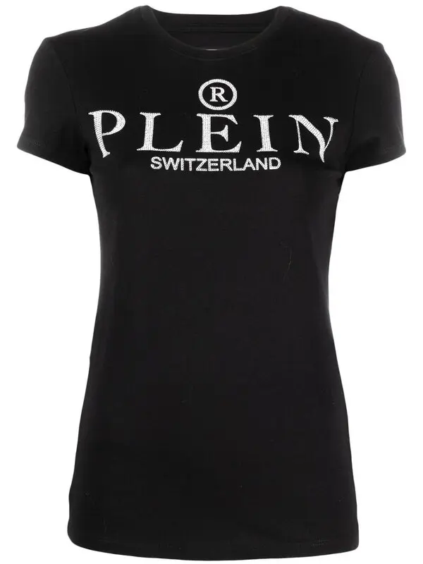 Philipp Plein Stud-logo T-shirt - Black