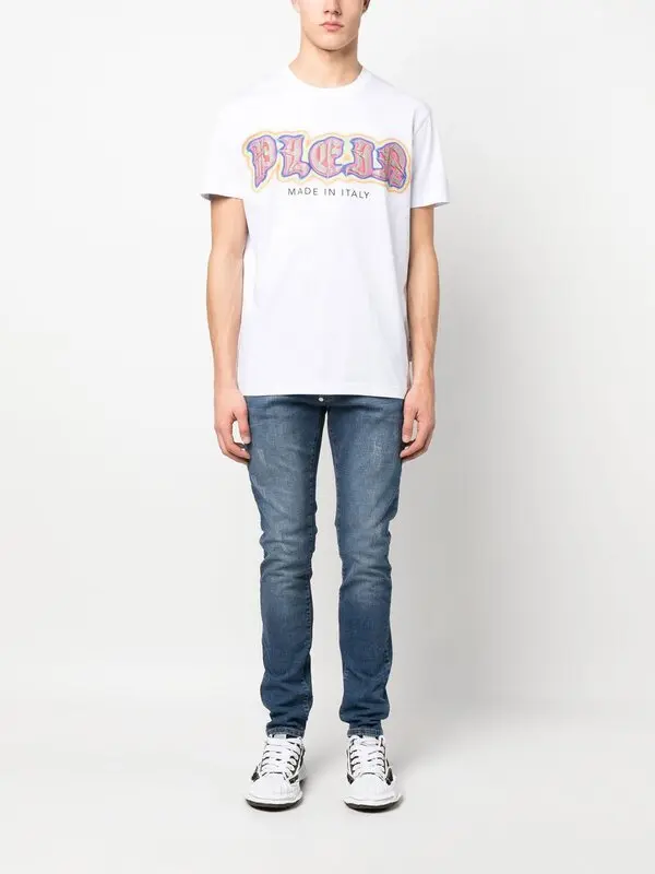 Philipp Plein Gothic Plein-print Cotton T-shirt