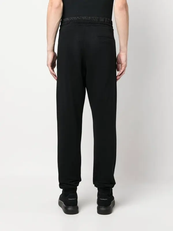 Philipp Plein Logo-patch Drawstring Track Pants - Black