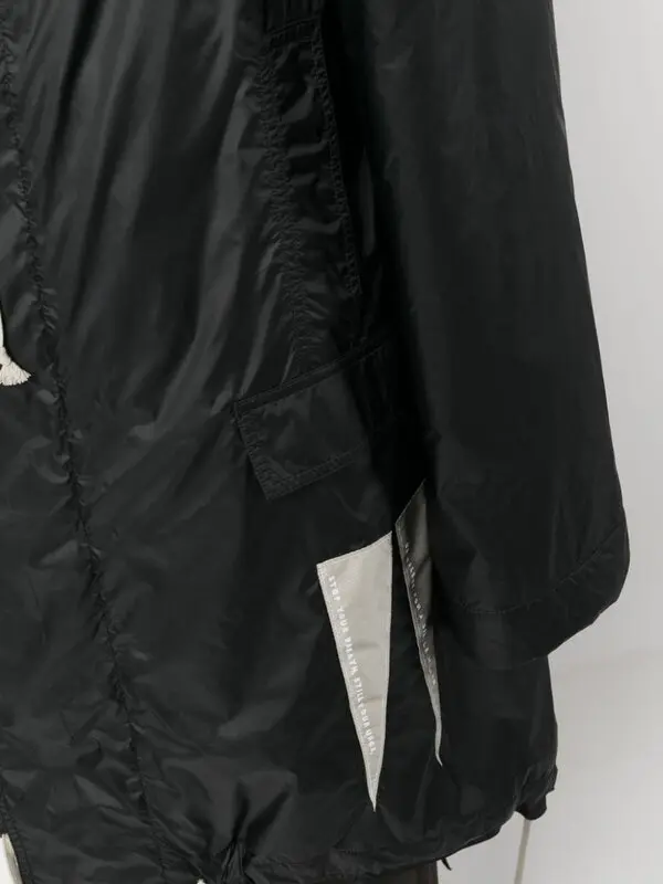 Rick Owens Fishtail Hooded Raincoat