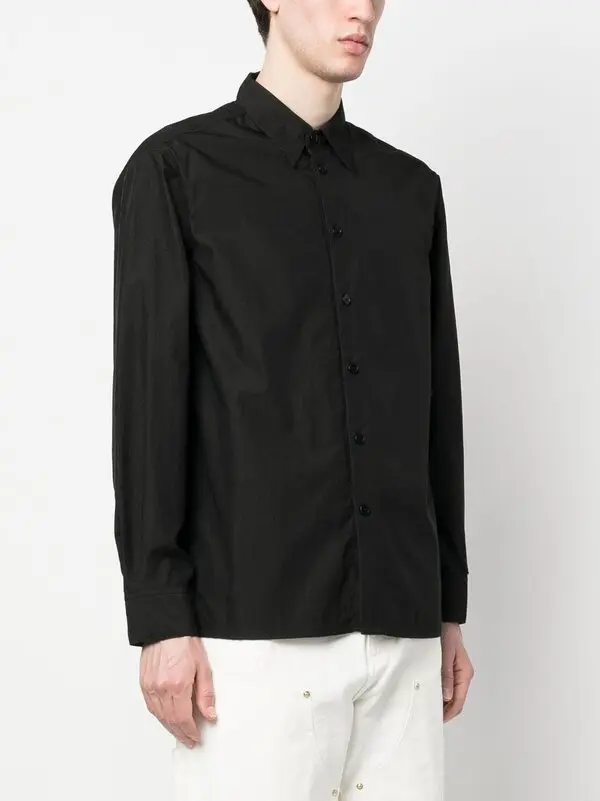 SOULLAND Logo-patch Plain Shirt