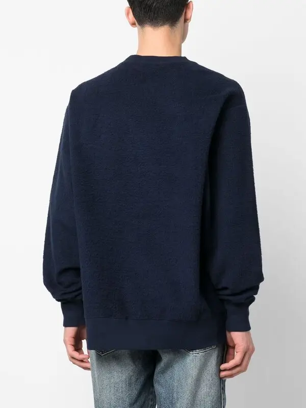 AMBUSH Graphic-print Long-sleeve Sweatshirt - Blue