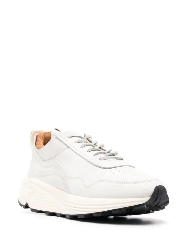 BUTTERO® Piping-detail Low-top Sneakers - White