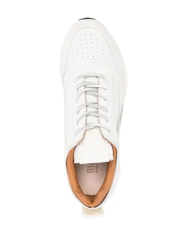 BUTTERO® Piping-detail Low-top Sneakers - White
