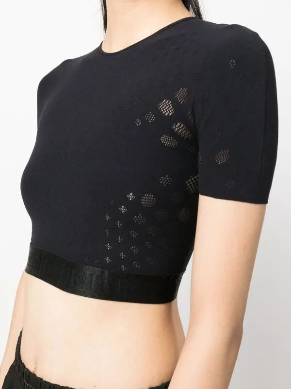 Wolford Semi-sheer Cropped Top
