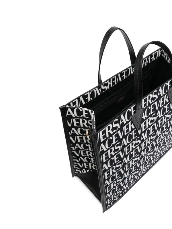 Versace Logo-print Tote Bag