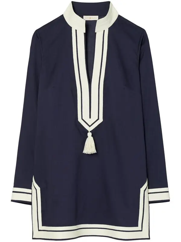Tory Burch Cotton Tunic - Blue