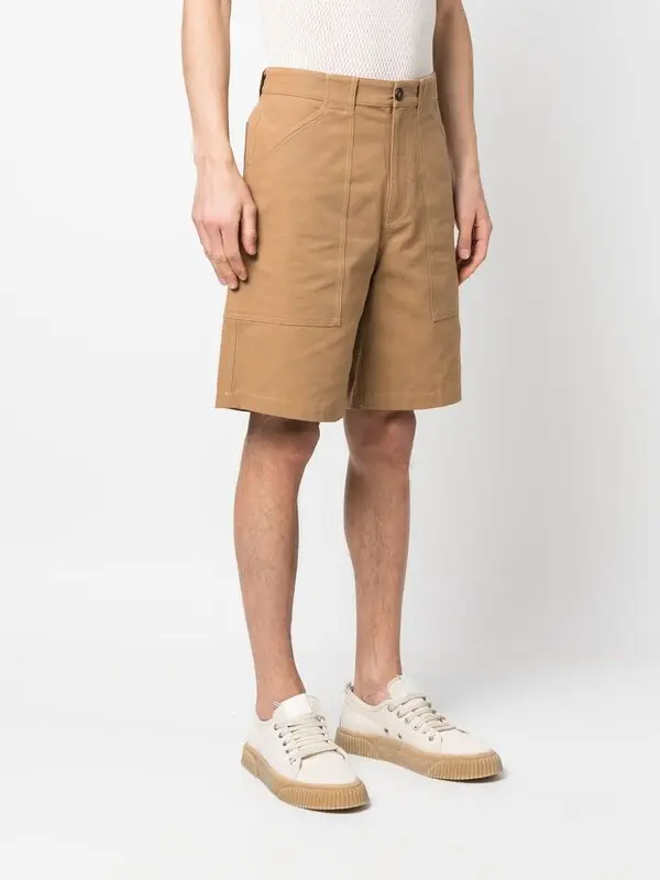 A.p.c. Melbourne Cotton Canvas Shorts - Brown